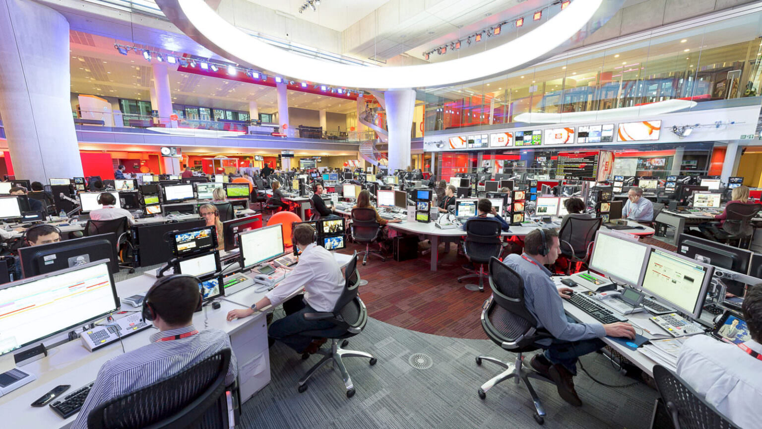 BBC New Broadcasting House Augmented Reality 360 Virtual Tour