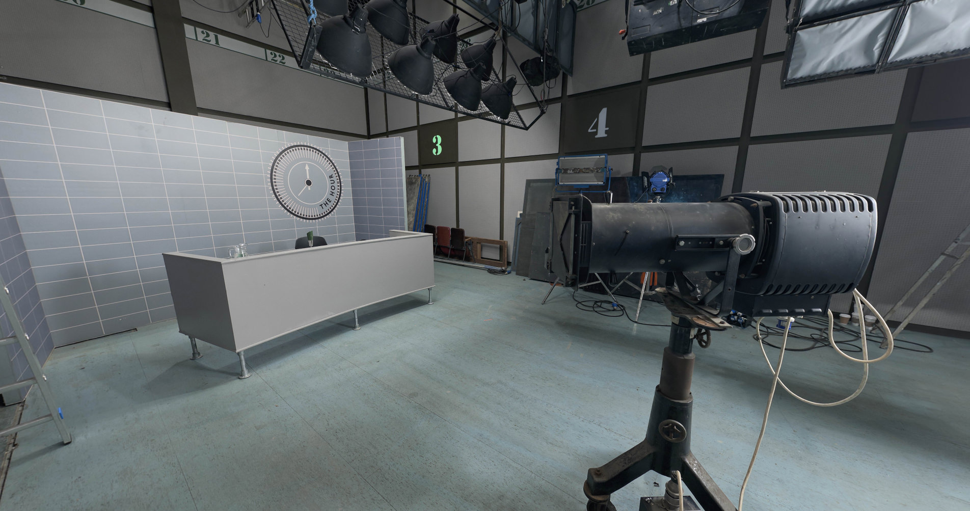 TV Set virtual tour: The Hour (BBC)
