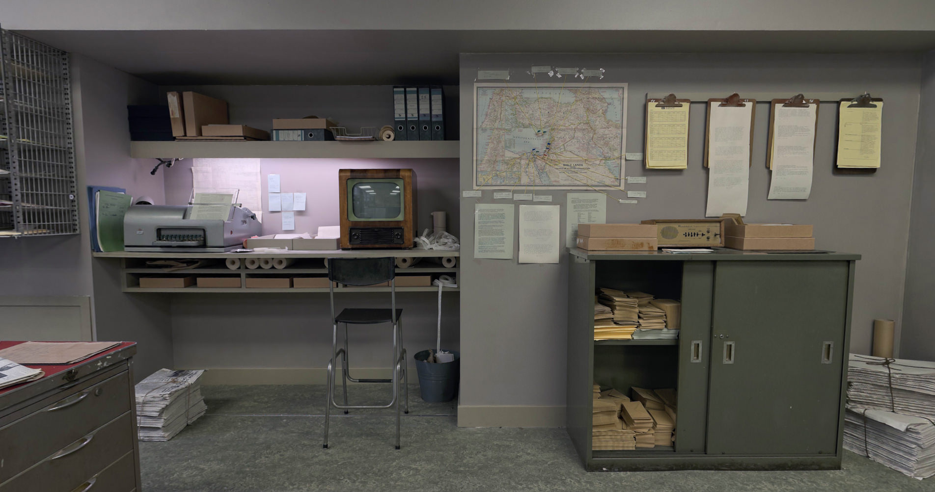 TV Set virtual tour: The Hour (BBC)